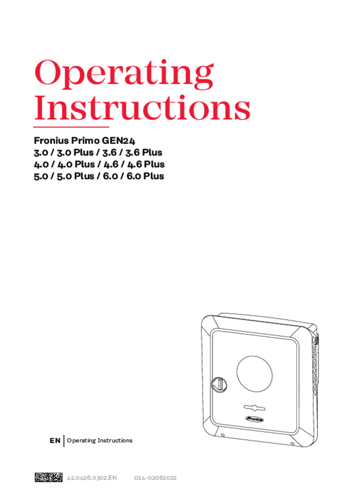 Fronius Primo GEN24 5.0kW Inverter